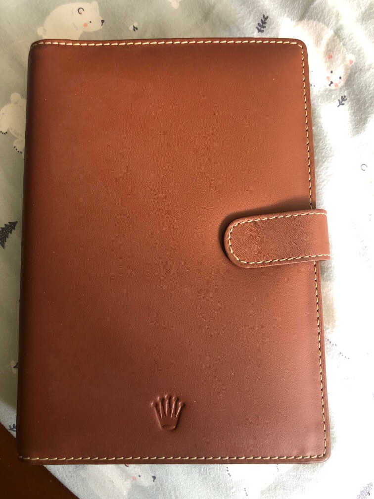 Rolex A5 Planner, Men's Fashion, Watches & Accessories, Wallets & Card ...