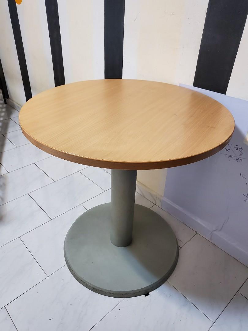 Round office table, Furniture & Home Living, Furniture, Tables & Sets ...