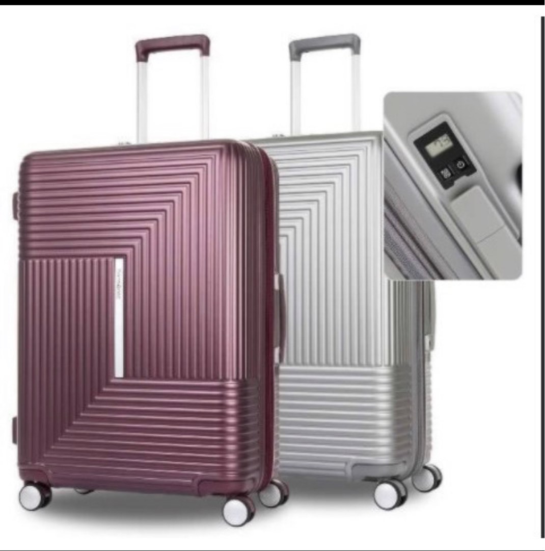 Samsonite Prestige 69/25 cm Spinner Matte Latte with built-in scale ...