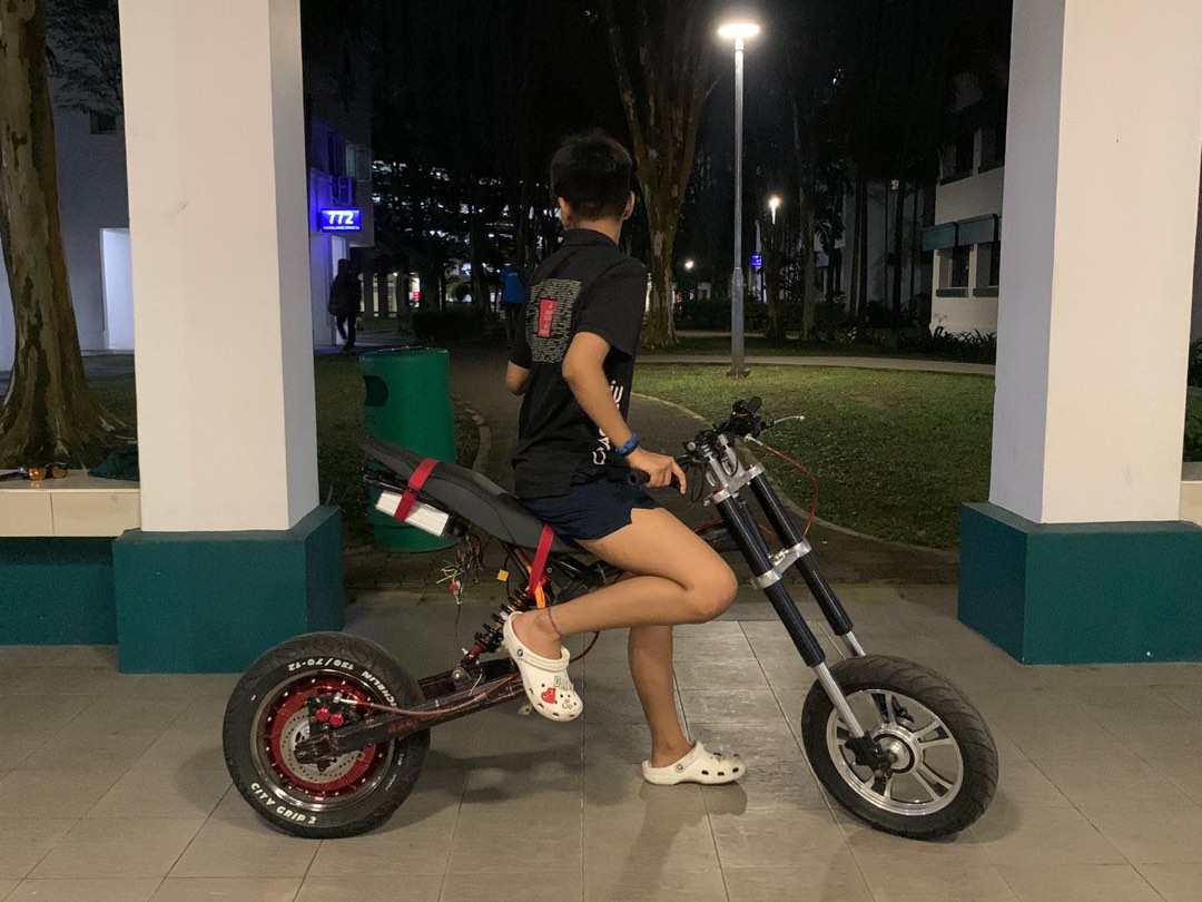 scrambler ebike setup, Sports Equipment, PMDs, E-Scooters & E-Bikes, E-Scooters & E-Bikes on ...