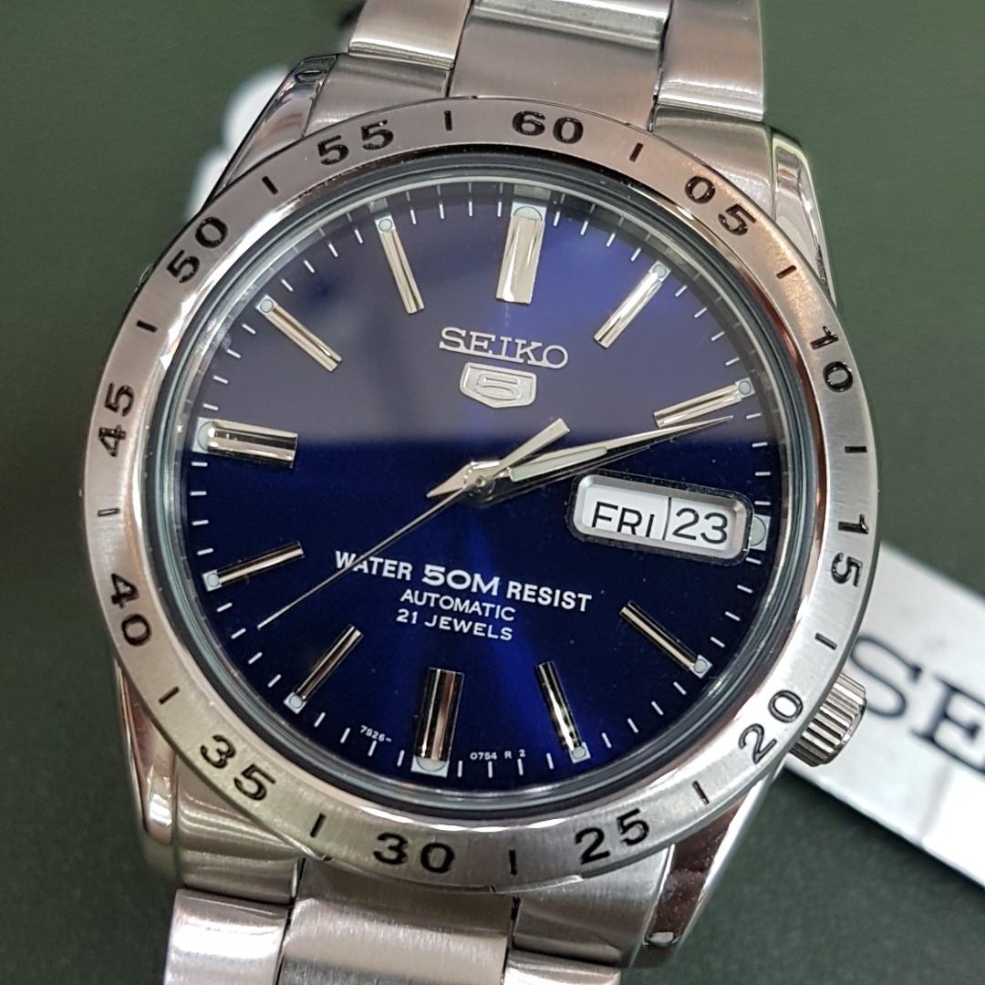 Seiko 5 SNKD99K1 Blue Men's Steel Watch, Men's Fashion, Watches ...
