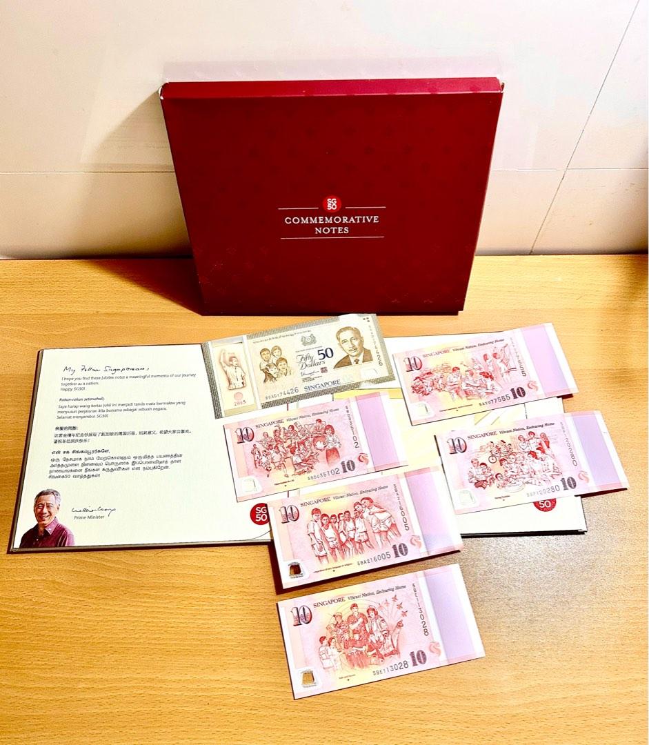 SG 50 Notes Commemorative, Hobbies & Toys, Memorabilia & Collectibles ...