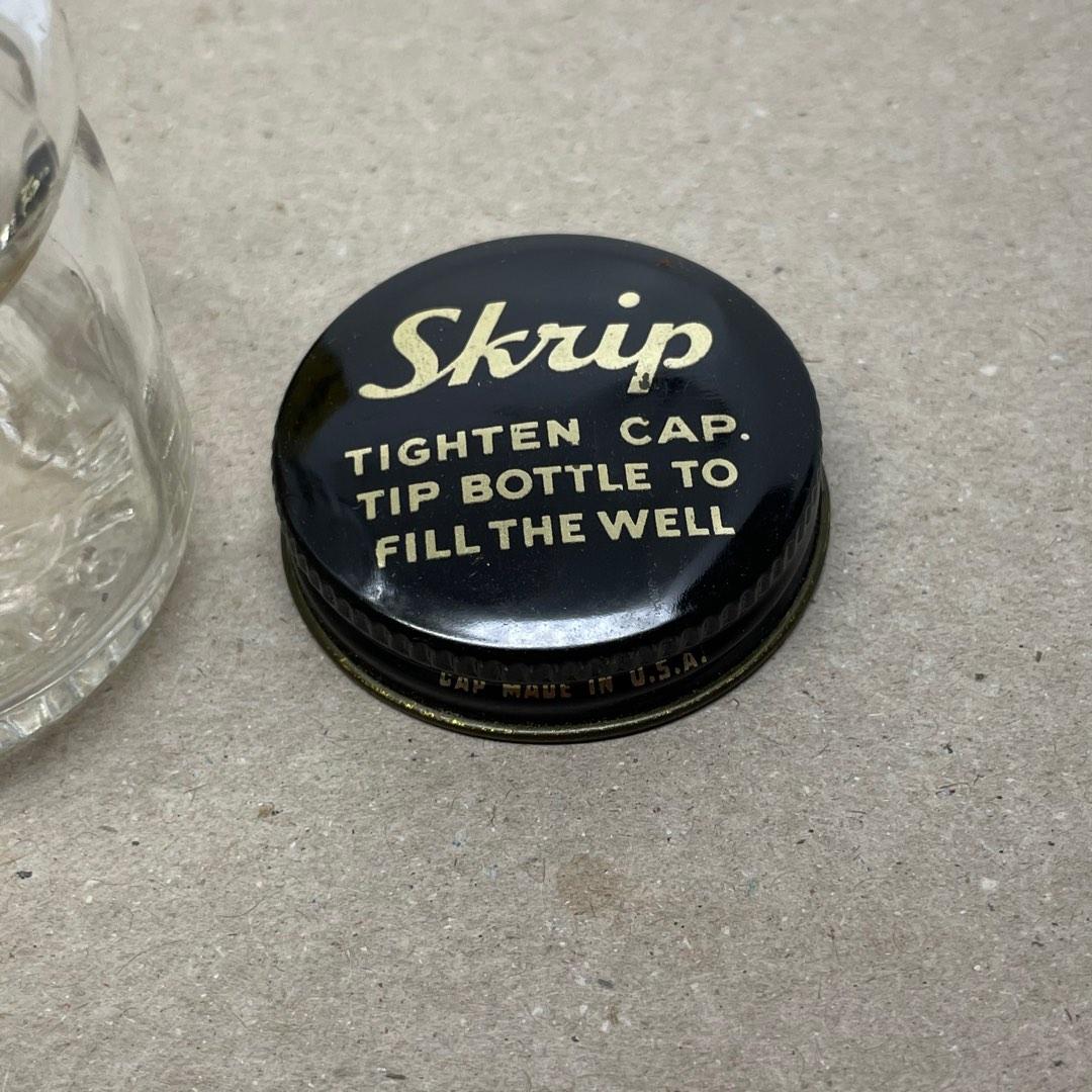 Sheaffer Skrip Ink Bottle empty made in USA, Hobbies & Toys, Stationery ...