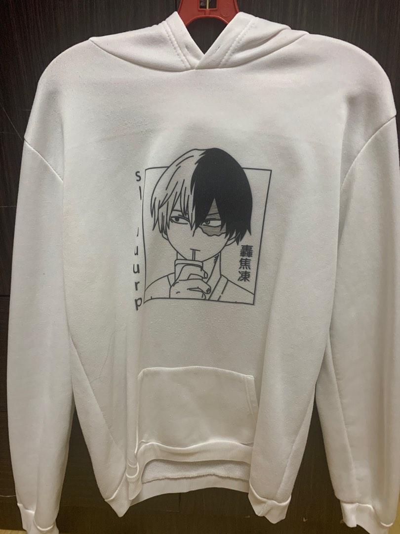 Shoto Todoroki Hoodie, Men's Fashion, Tops & Sets, Hoodies on Carousell