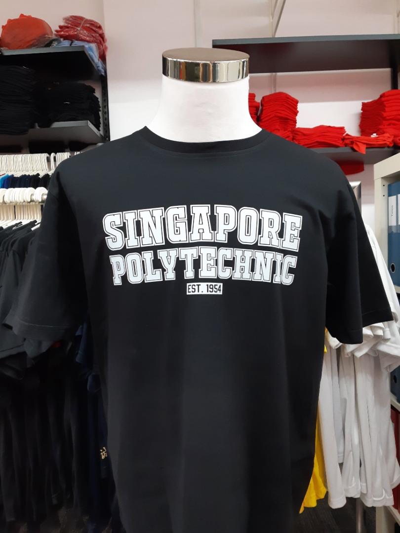 Singapore Polytechnic T Shirt - College Font, Men's Fashion, Tops ...