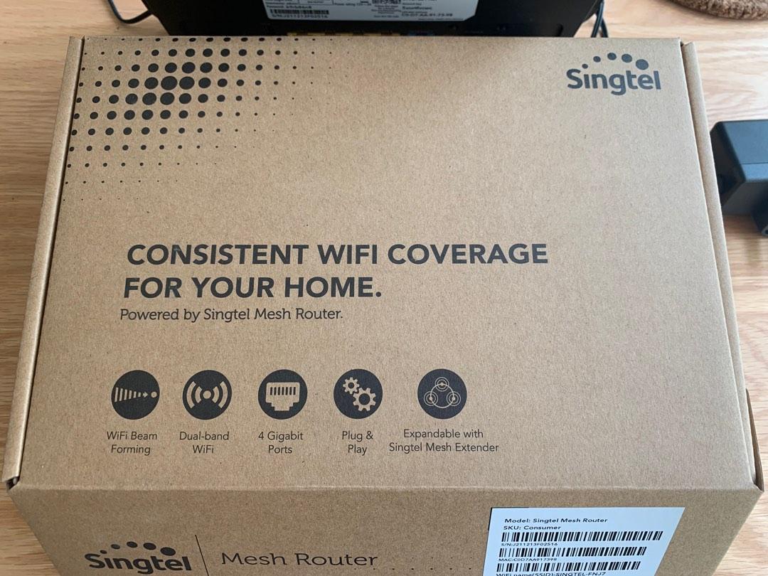 Singtel Mesh Router, Computers & Tech, Parts & Accessories, Networking ...