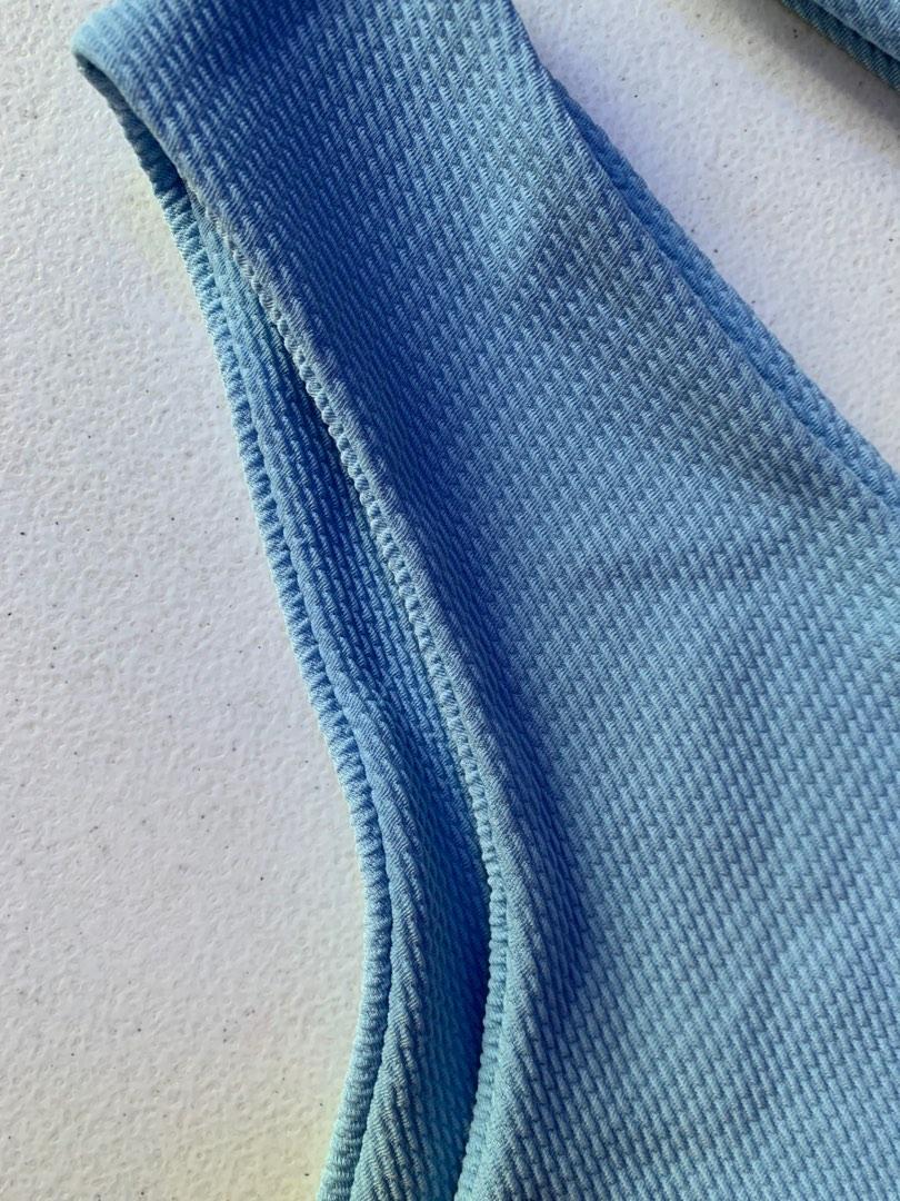 Zaful Powder Blue Bikini, Women's Fashion, Swimwear, Bikinis ...