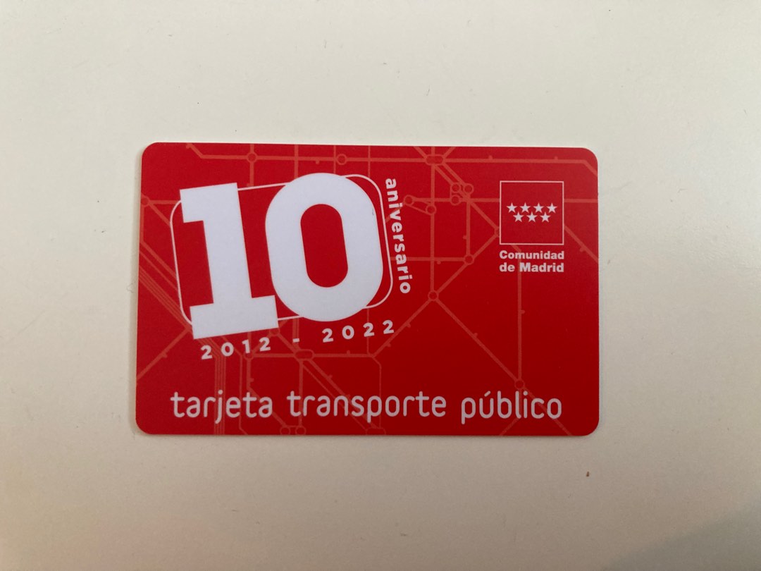 Spain Madrid MetroBus Transport Card, Tickets & Vouchers, Flights ...