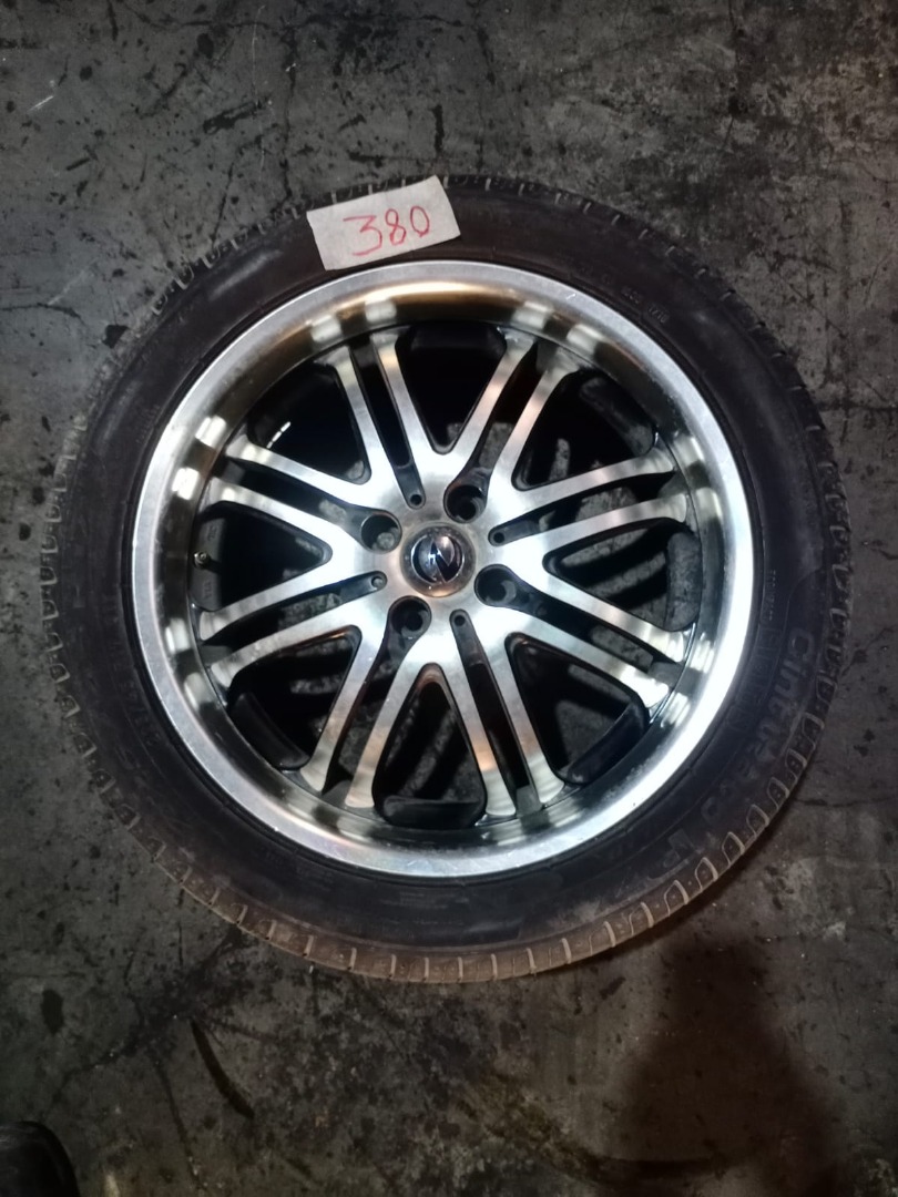 Sport Rim Tyre and Rim Set, Car Accessories, Tyres & Rims on Carousell