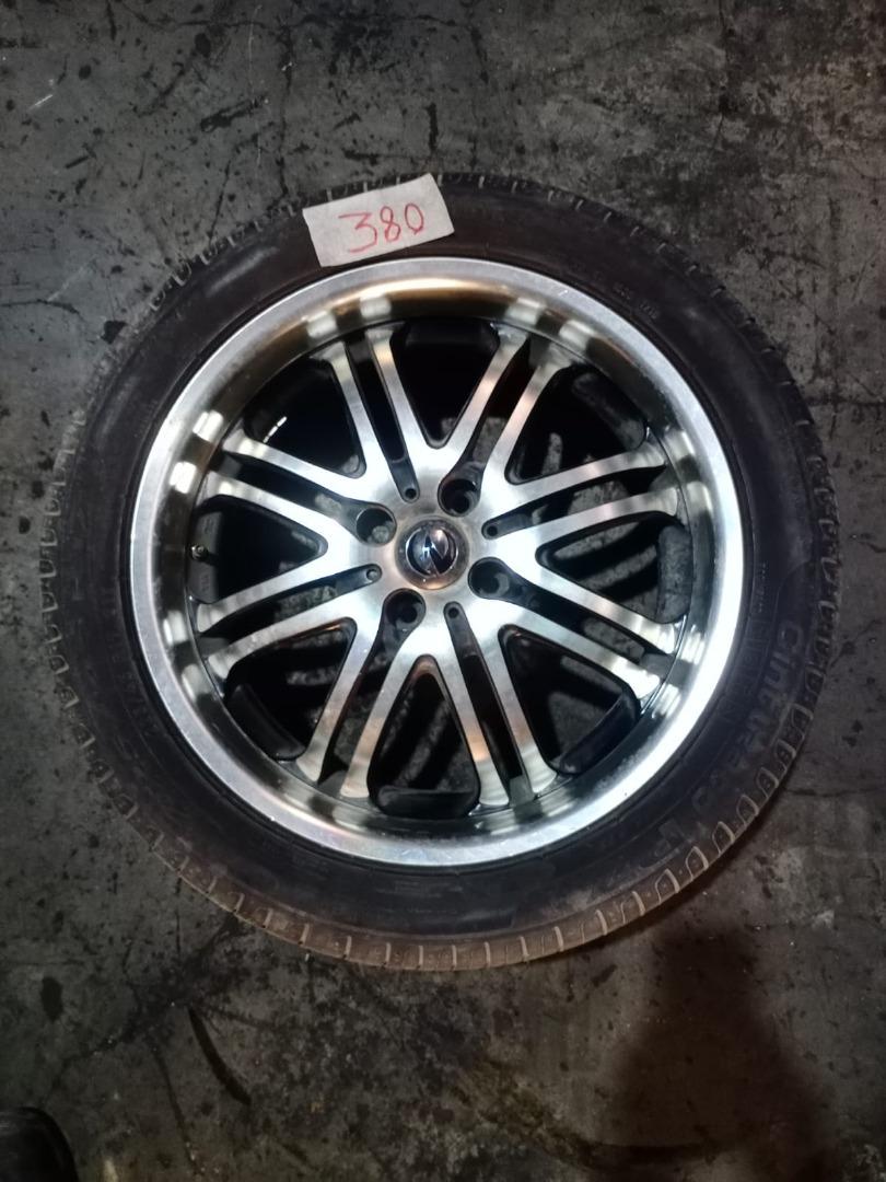Sport Rim Tyre and Rim Set, Car Accessories, Tyres & Rims on Carousell