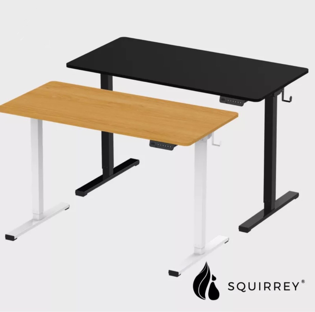Adjustable height table electric desk , Furniture & Home Living ...