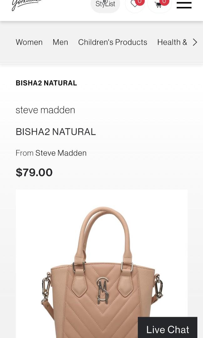 STEVE MADDEN BISHA2 NUDE SATCHEL, Luxury, Bags & Wallets on Carousell