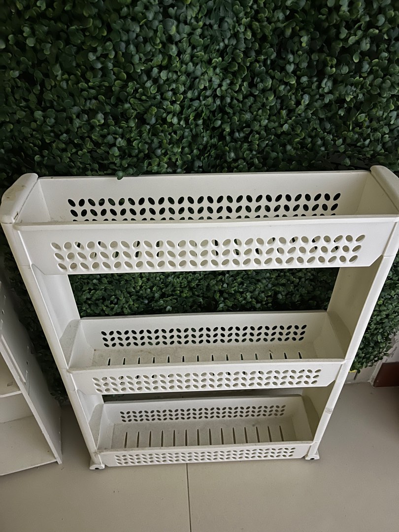 Storage slim rack with wheels, Furniture & Home Living, Home ...