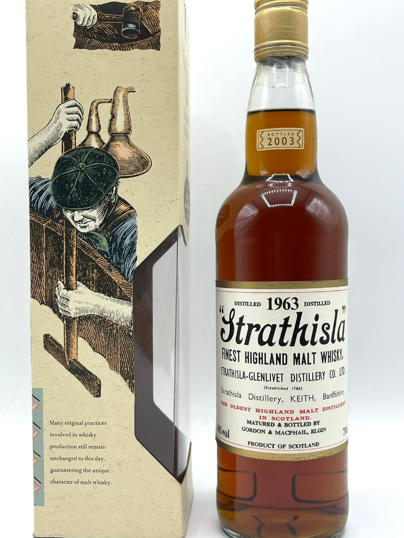Strathisla 1963. 40 years Single Malt Whisky 700ml Gordon & Macphail ...