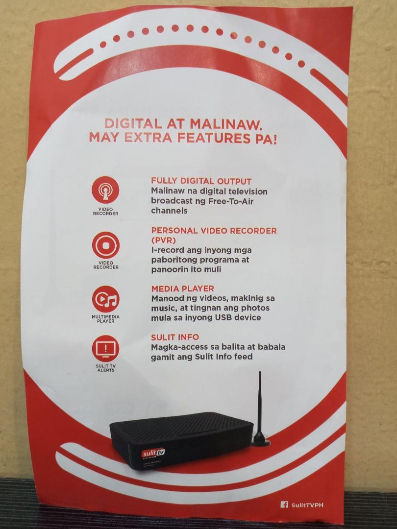 Sulit Tv Powered by TV5 (DTT Box Digital Terrestrial Receiver), TV ...