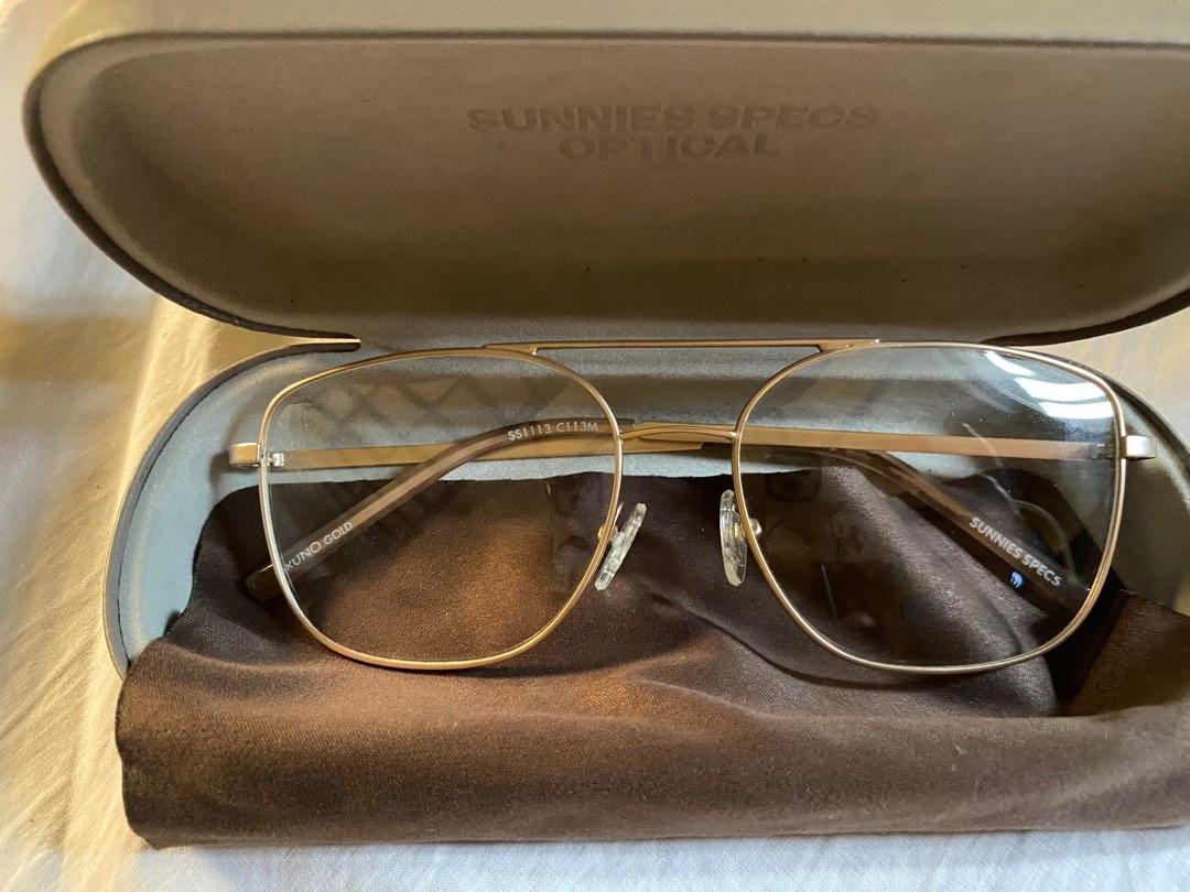 Sunnies Specs Bruno in Gold, Women's Fashion, Watches & Accessories ...