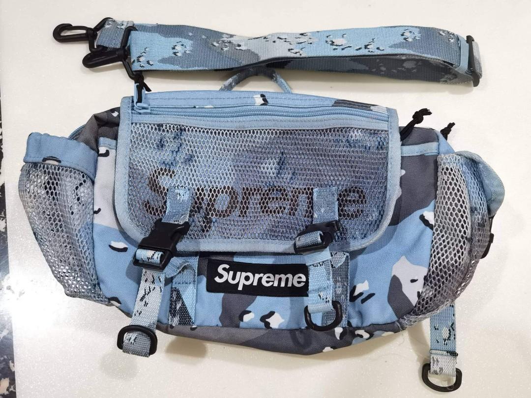Supreme ss20 Waist bag Blue camo, Men's Fashion, Bags, Sling Bags on ...