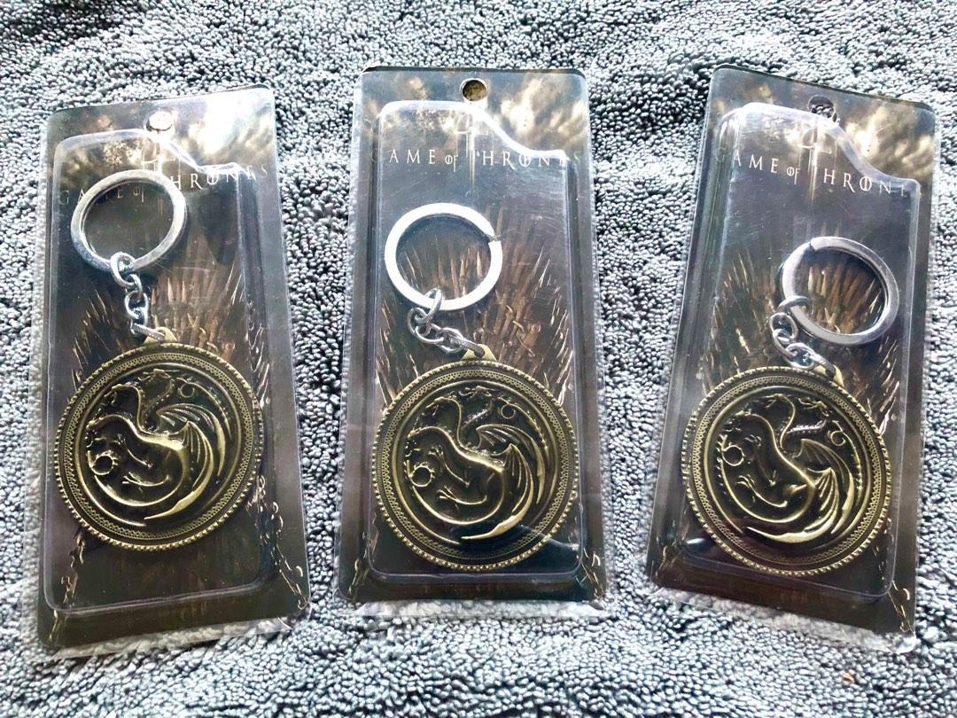 Targaryen Sigil Keychain, Hobbies & Toys, Memorabilia & Collectibles ...