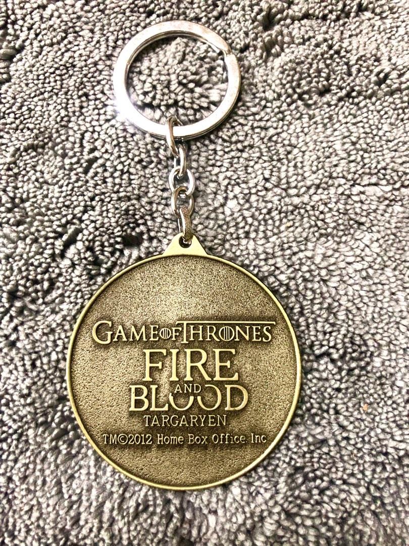 Targaryen Sigil Keychain, Hobbies & Toys, Memorabilia & Collectibles ...