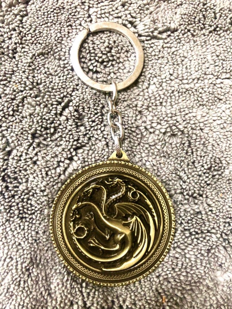 Targaryen Sigil Keychain, Hobbies & Toys, Memorabilia & Collectibles ...