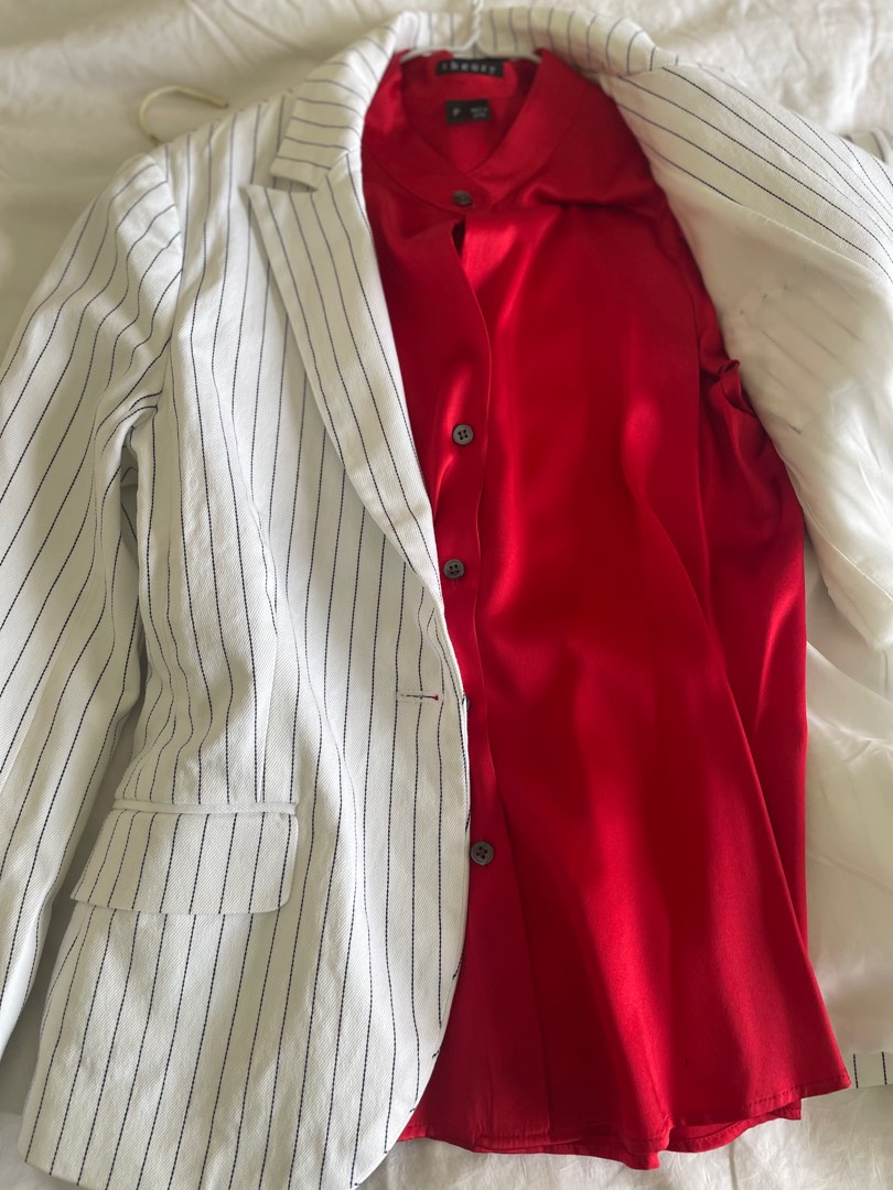 Theory suit, 名牌, 服裝 - Carousell