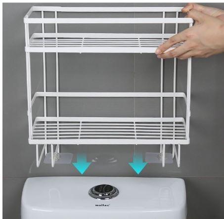Toilet Bowl Rack Bathroom Organiser Flush Tank Rack - LSG0926 ...