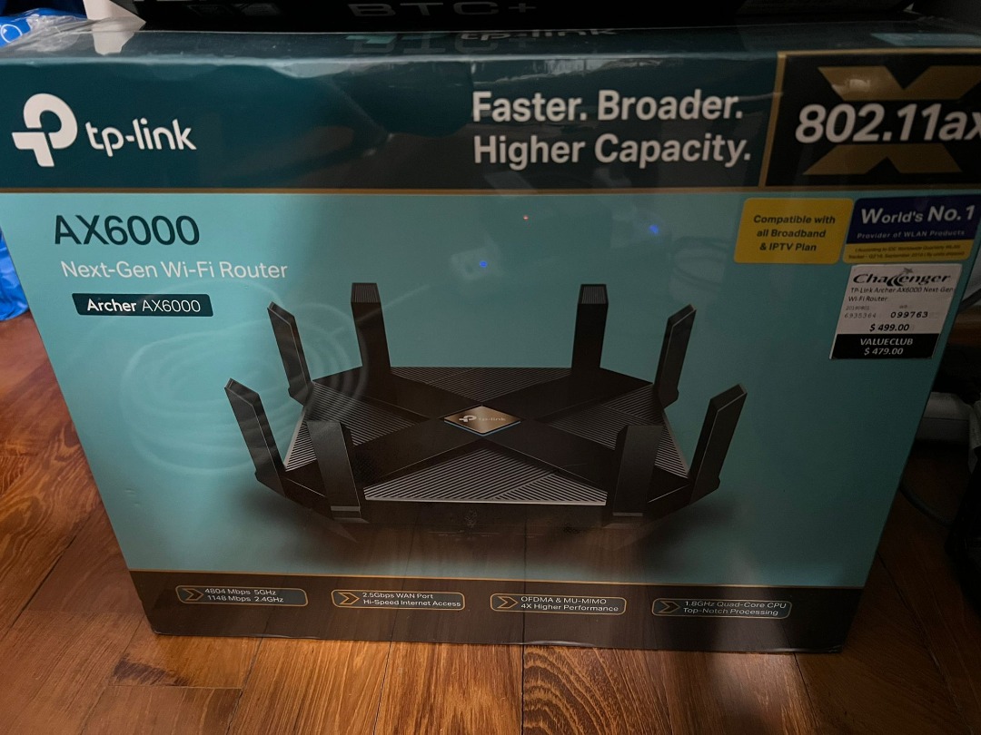 TP Link Archer AX6000 Router, Computers & Tech, Parts & Accessories ...