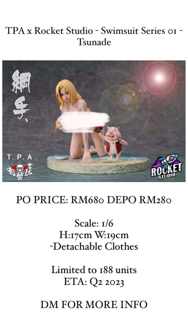 TPA x Rocket Studio - Swimsuit Series 01 - Tsunade, Hobbies & Toys, Toys & Games on Carousell