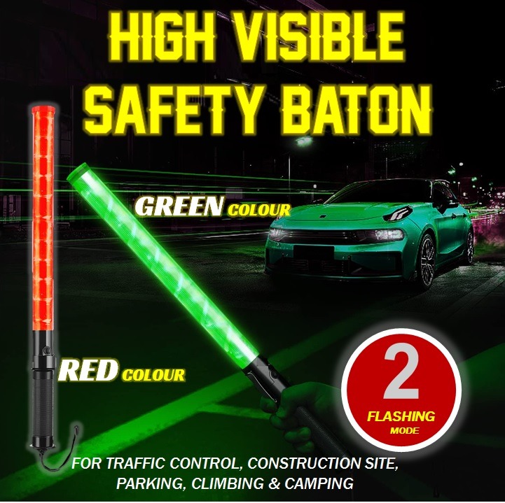 TRAFFIC CONTROL BATON WAND/ SAFETY TRAFFIC LIGHT LAMP 21", Furniture ...