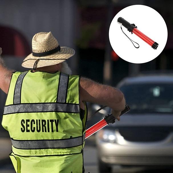 TRAFFIC CONTROL MULTI FUNCTION BATON WAND/ WHISTLE SAFETY TRAFFIC LIGHT ...