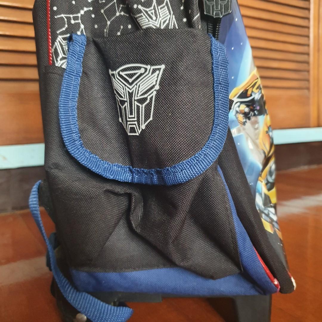 Transformers Boys school Trolley Backpack, Men's Fashion, Bags ...