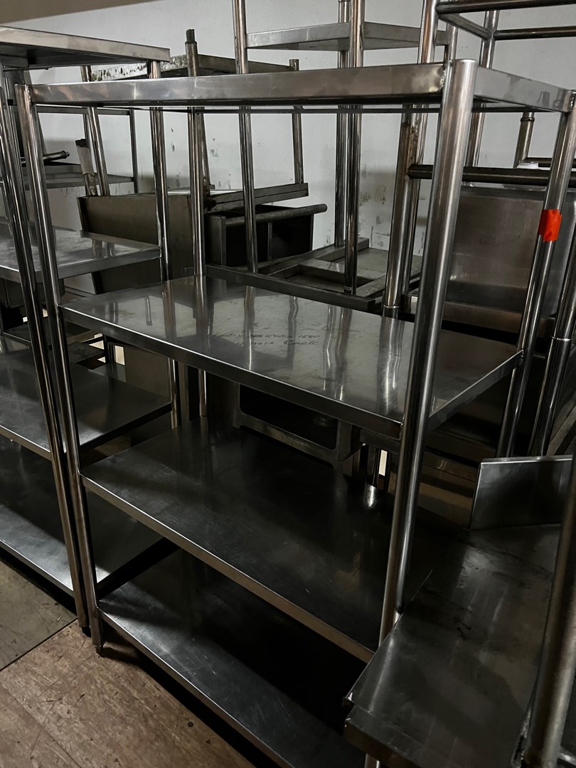 Tray return shelvings/ 4 tier rack/ storage shelving/ rack, TV & Home ...