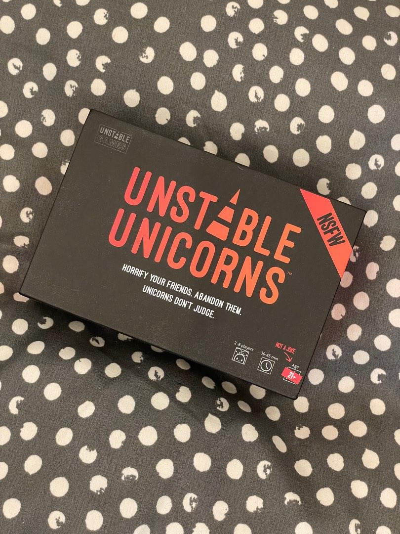 Unstable Unicorns NSFW, Monopoly, Uno, Exploding Kittens, Hobbies & Toys, Toys & Games on Carousell