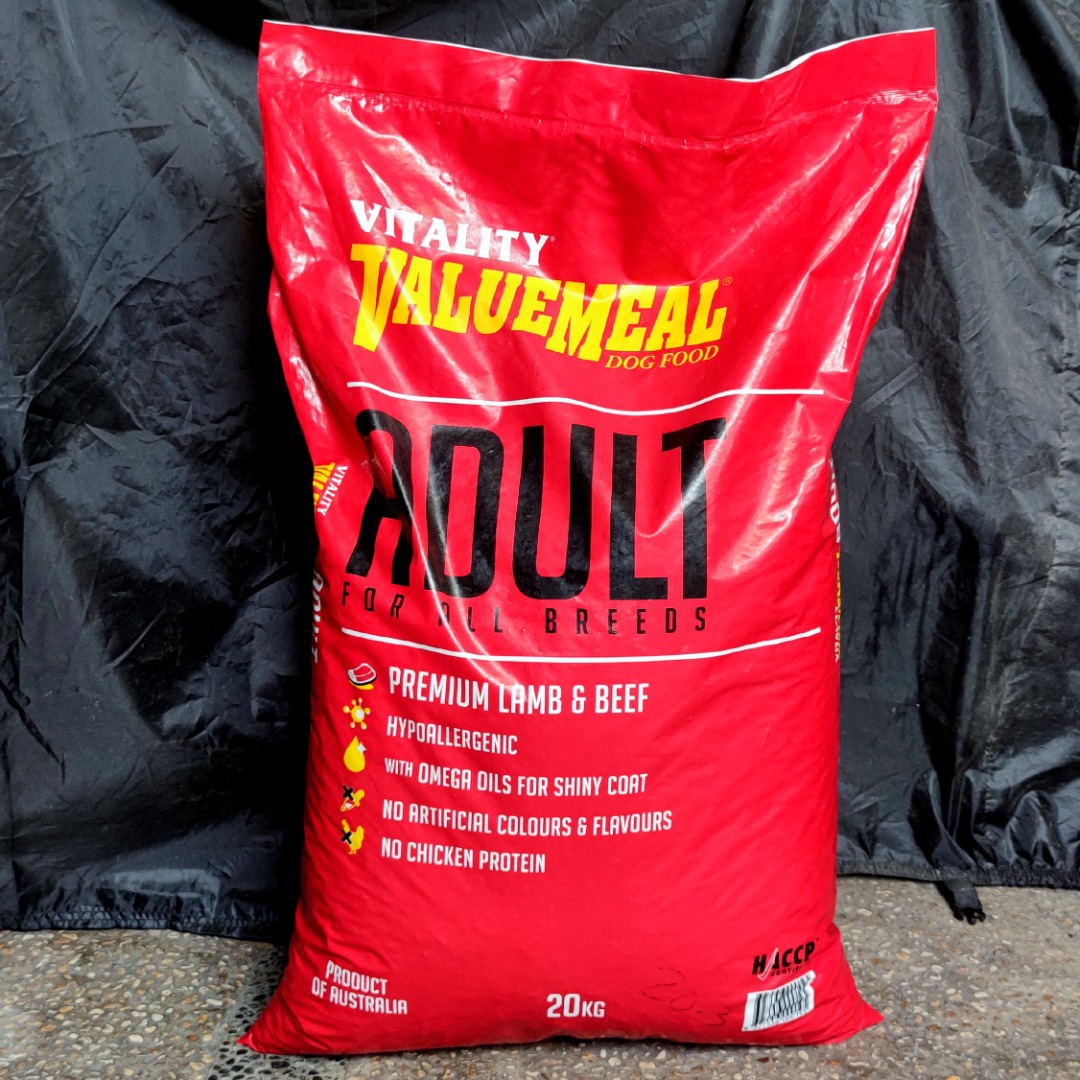 Vitality Value Meal Adult 20kg, Pet Supplies, Pet Food on Carousell