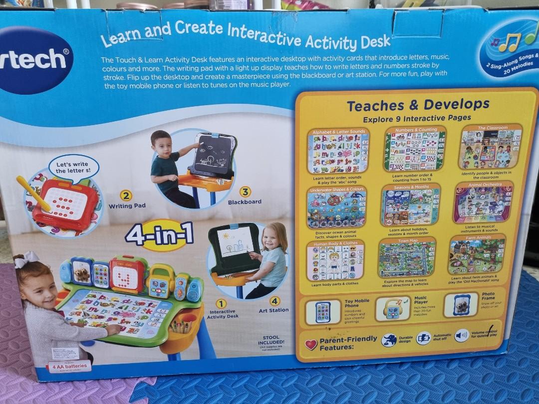 vtech Touch & Learn Activity Desk, Babies & Kids, Infant Playtime on ...