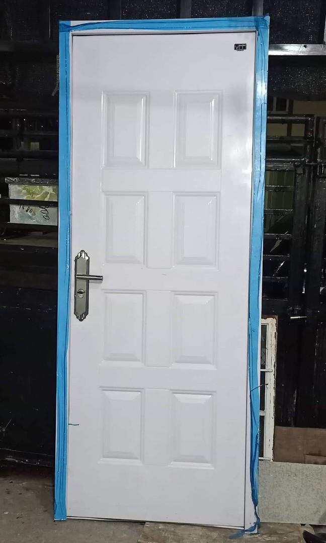 VTT Steel Door Complete Set, Furniture & Home Living, Security & Locks ...