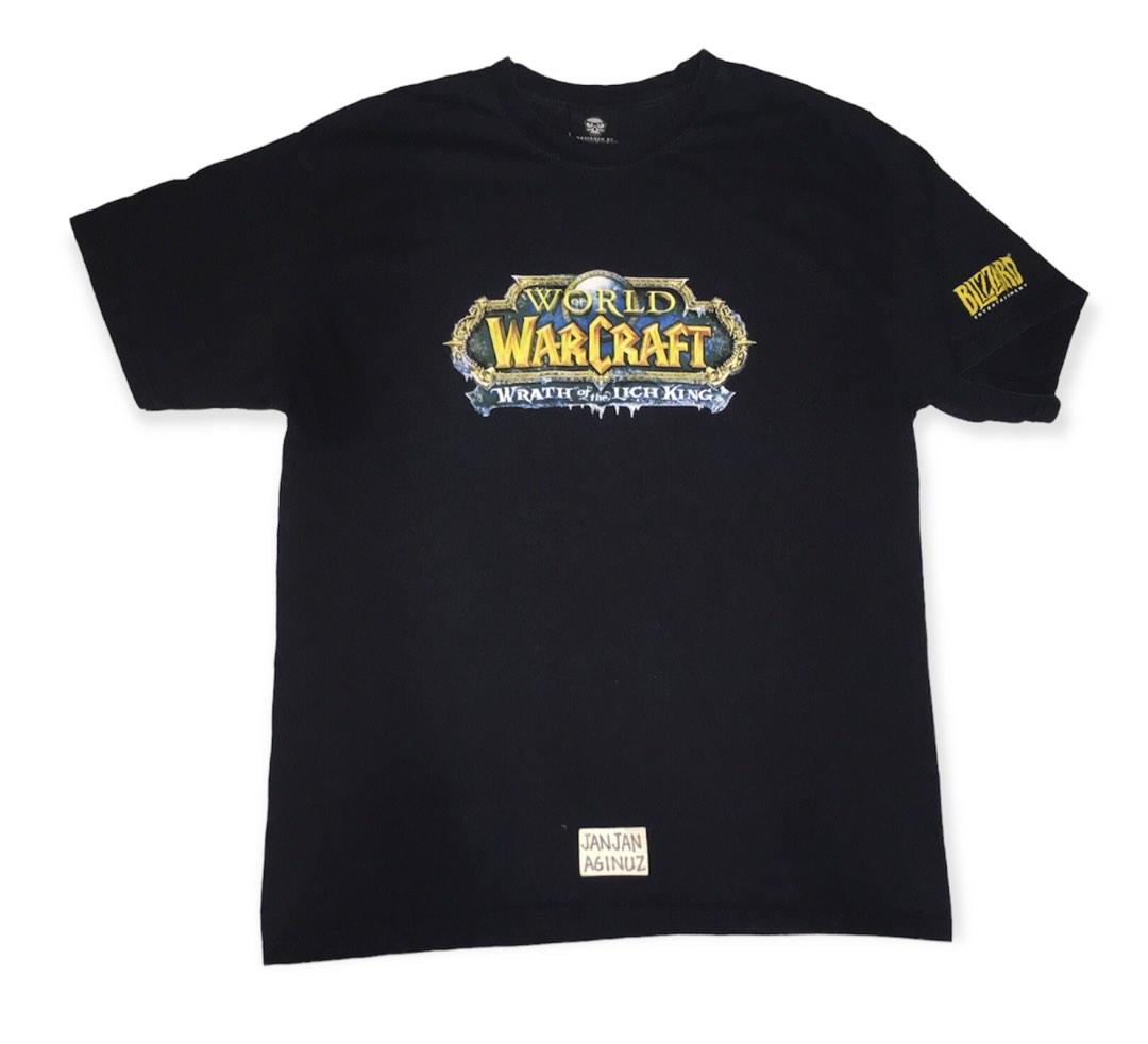 WARCRAFT WRATH OF THE LICH KING PROMO SHIRT, Men's Fashion, Tops & Sets ...