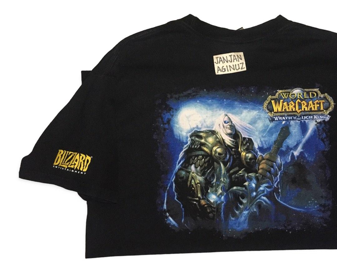 WARCRAFT WRATH OF THE LICH KING PROMO SHIRT, Men's Fashion, Tops & Sets ...