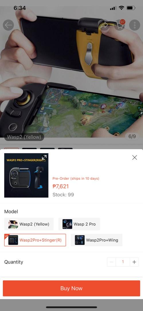 Wasp2 pro and flydigi stinger 2 mobile controller, Video Gaming, Gaming Accessories, Controllers ...