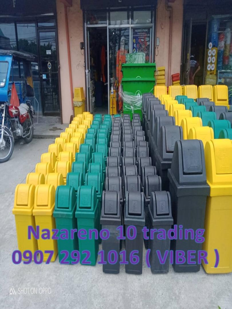 Waste master swing trash bin segregation 306, Furniture & Home Living ...