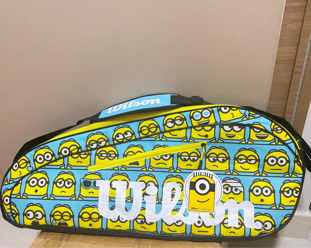 Wilson minions 3 rackets tennis bag, Sports Equipment, Sports & Games ...