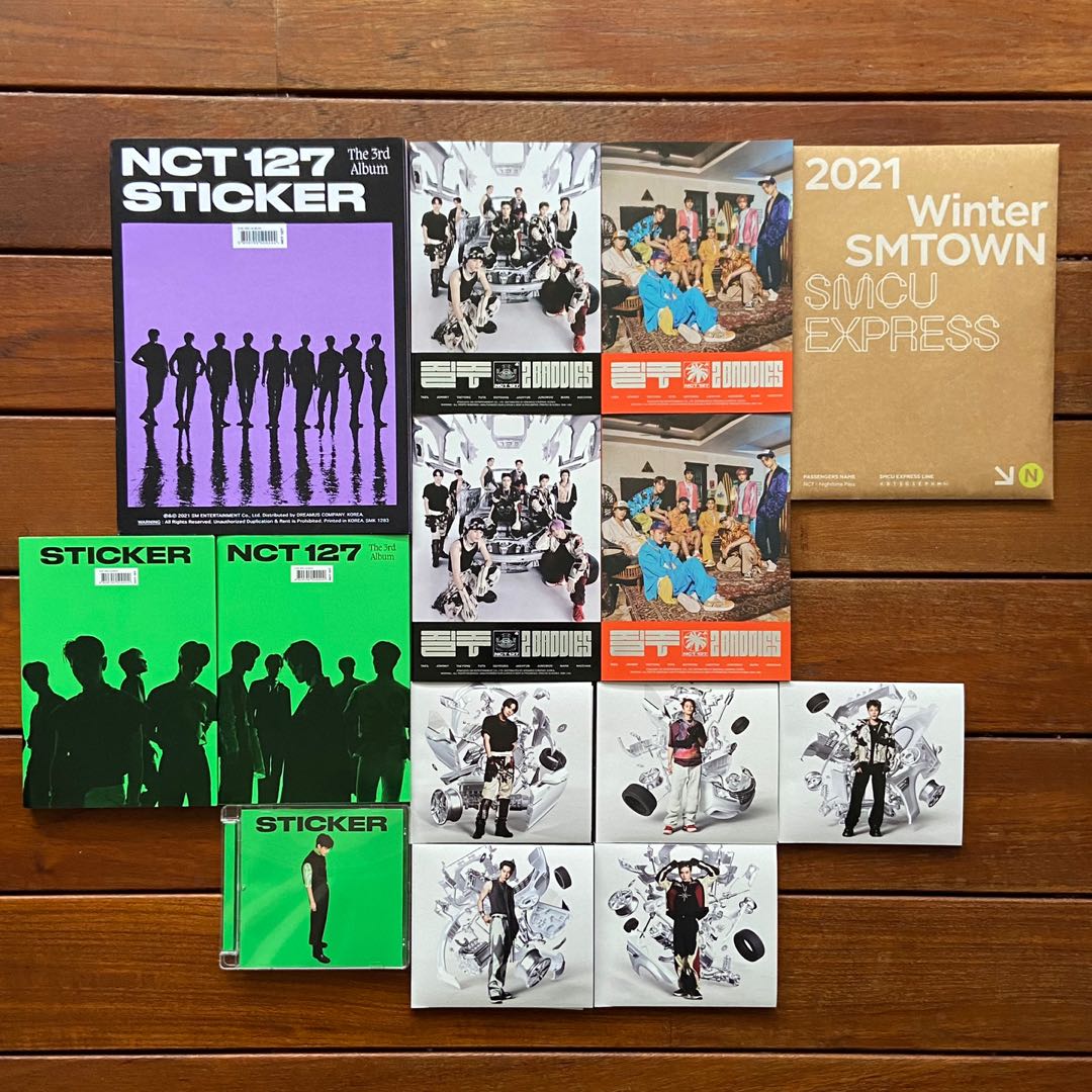 Wts Nct 127 Smcu Nighttime Sticker Sticky Photobook 2 Baddies Faster