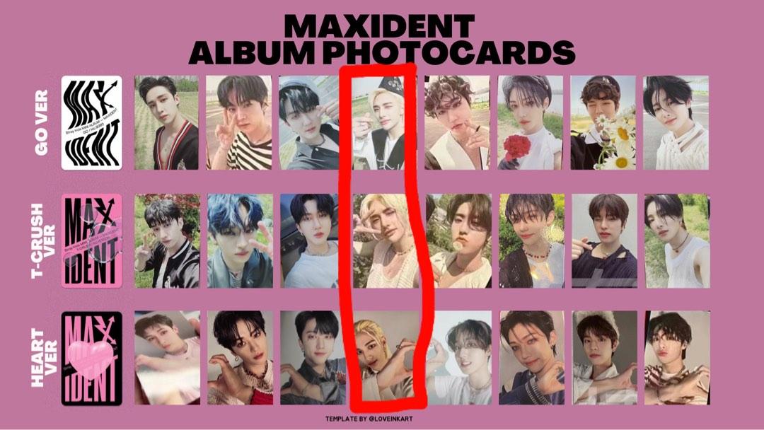 WTT Stray kids SKZ MAXIDENT PC, Hobbies & Toys, Memorabilia ...