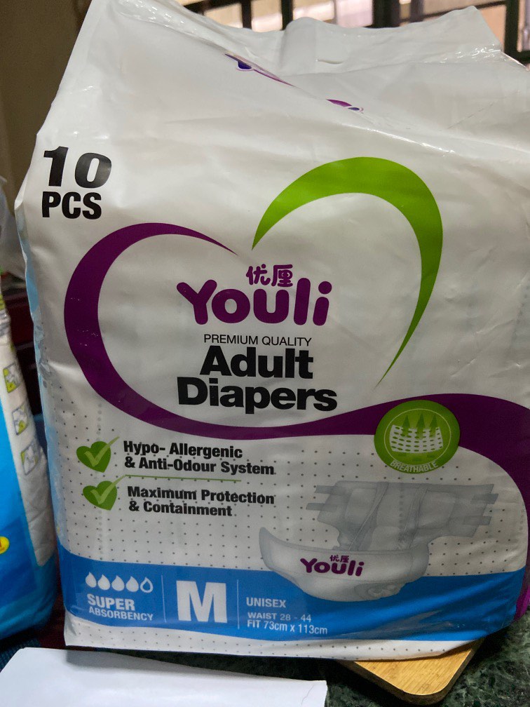 Youli Adult Diapers, Beauty & Personal Care, Sanitary Hygiene on Carousell