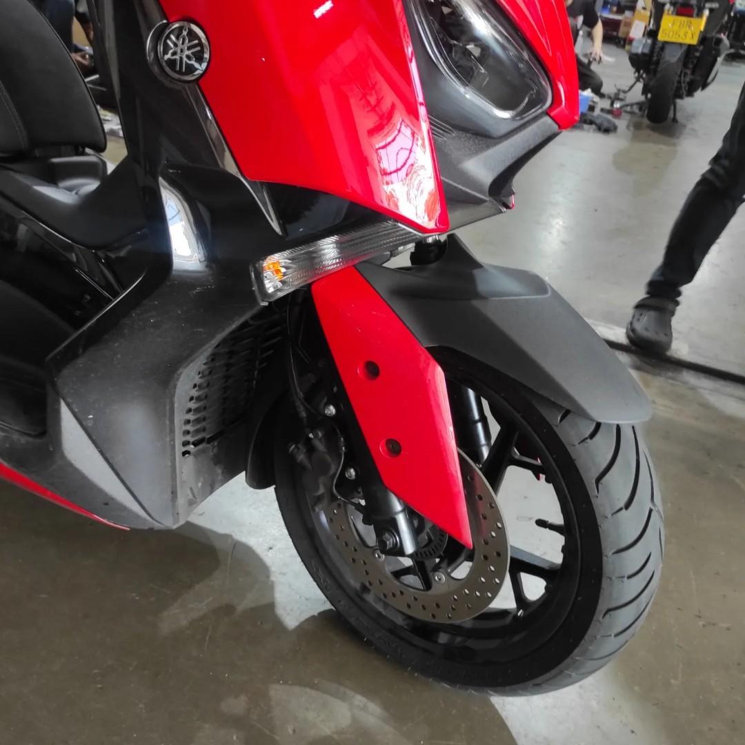 YSS 2INCH LOWERED FORK KIT ON XMAX, Motorcycles, Motorcycle Accessories ...