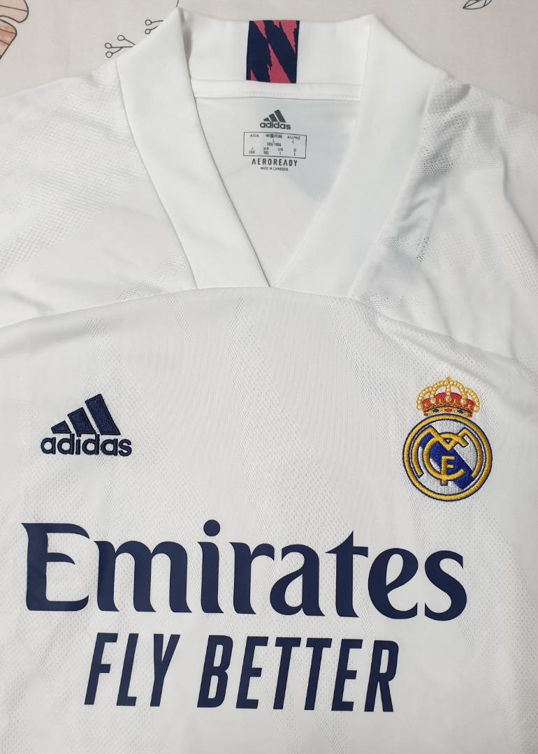 100% Authentic Brand New with Tag 2020-21 Real Madrid Home Jersey ...