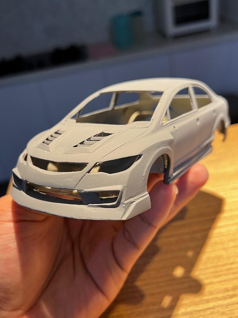 1/24 Honda Civic FD2R Type R Js Racing, Hobbies & Toys, Toys & Games on ...