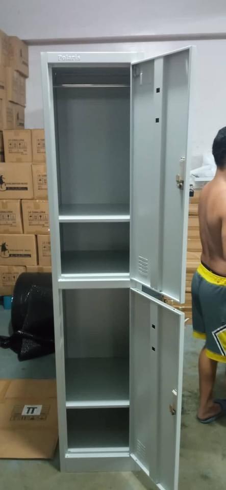 2 door tower steel locker, Furniture & Home Living, Office Furniture ...