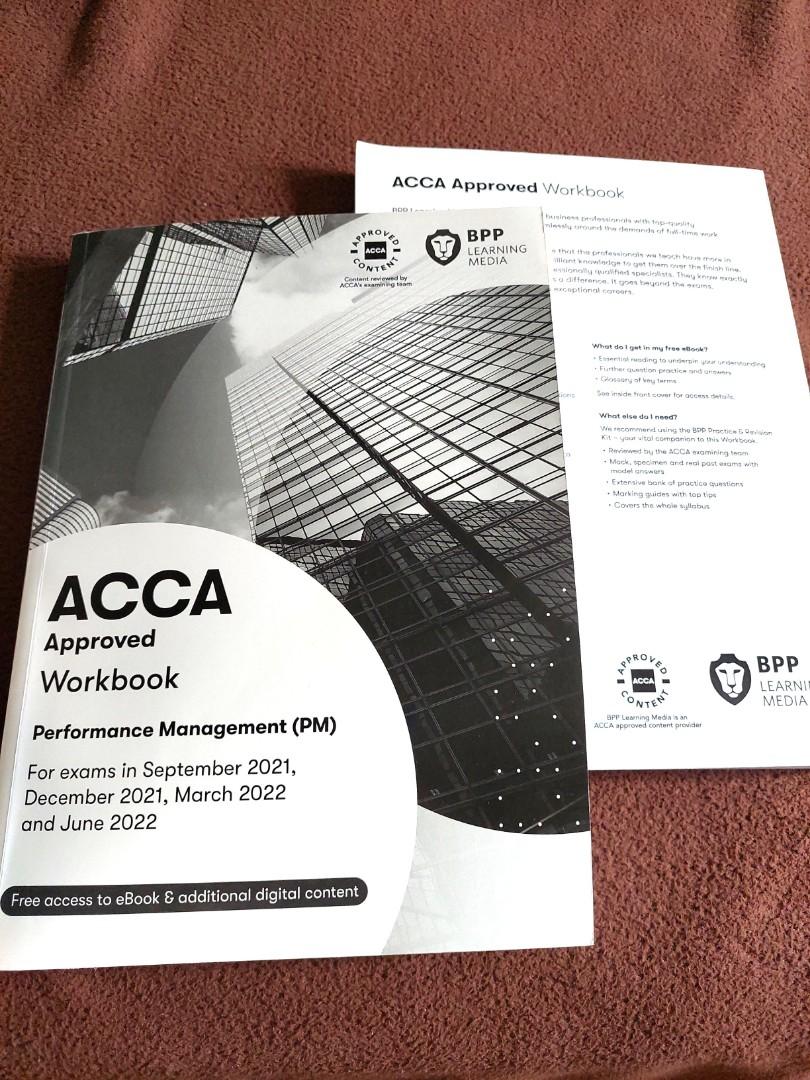 ACCA F5 Performance Management BPP Workbook, Hobbies & Toys, Books ... ACCA F5 Performance Management BPP Workbook, Hobbies & Toys, Books ...