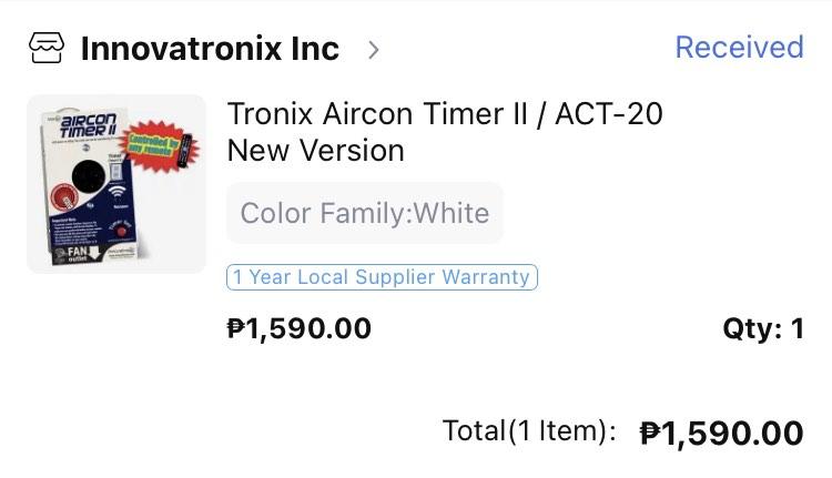 Aircon Timer, Car Parts & Accessories, Engine and Aircon Parts and ...